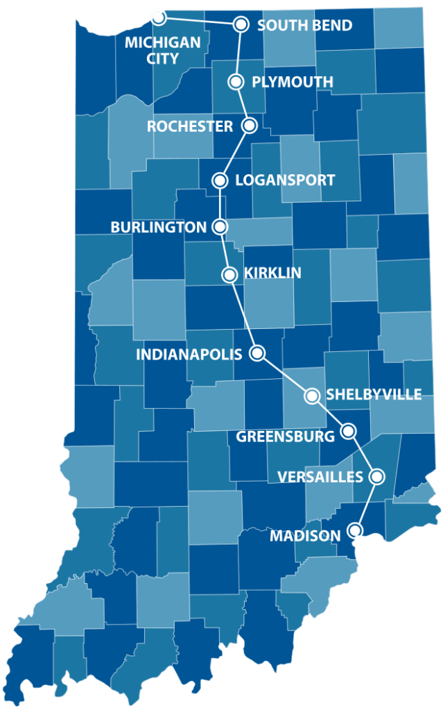 The Historic Michigan Road – Explore Indiana's Pioneer Highway